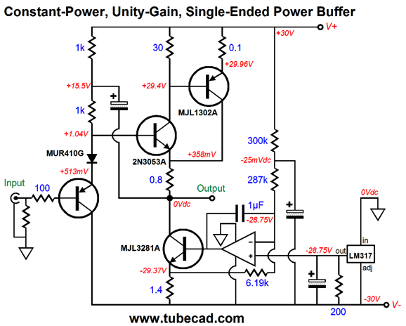 Fine Tuning Constant Power